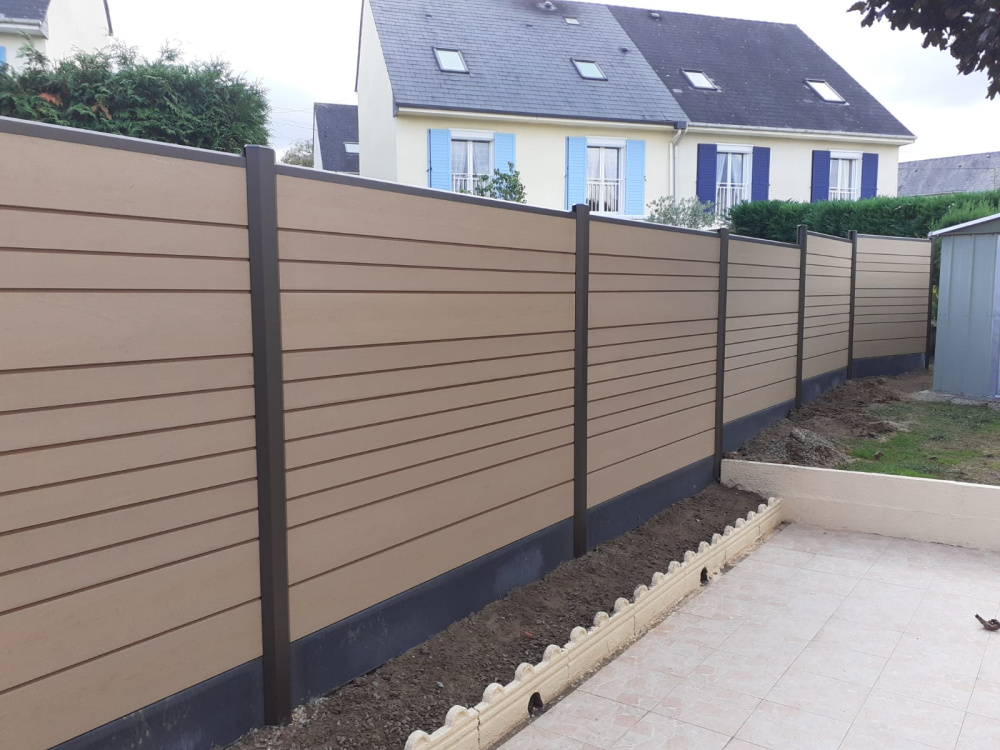 Clôture composite Daniel Moquet