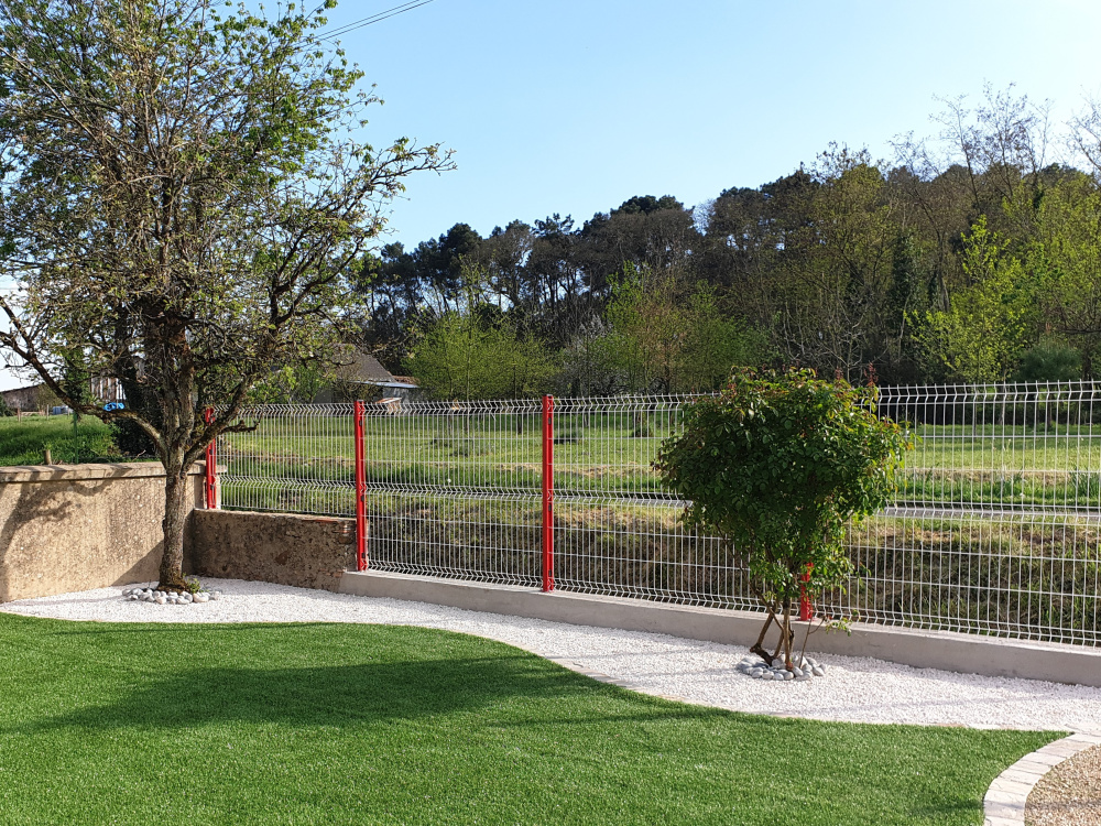 Clôture grillage rigide